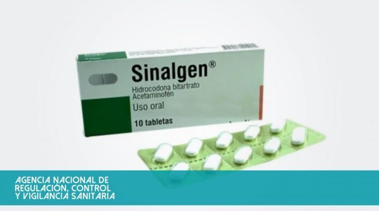 Alerta por posible fraudulencia de lote de medicamento SINALGEN® 5mg en ...