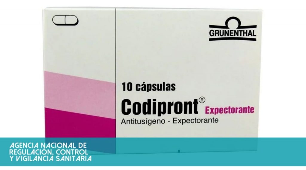 Alerta de notificación por presunta falsificación de producto CODIPRONT ...