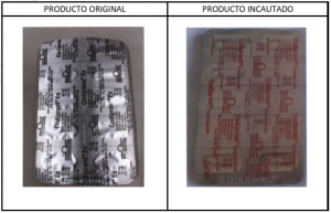 Alerta de notificación por presunta falsificación de producto CODIPRONT ...