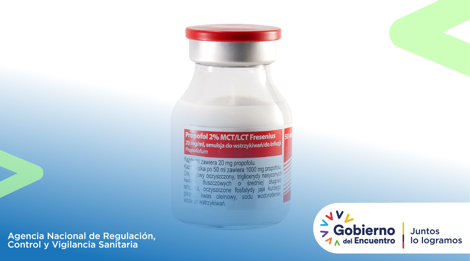 Notificación por presunta adulteración del medicamento PROPOFOL 2% MCT ...