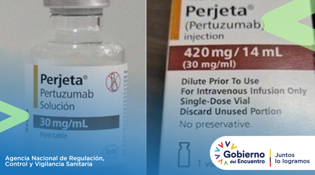 Alerta por falsificación del producto PERJETA® (pertuzumab) 30mg/mL en México – Agencia Nacional ...