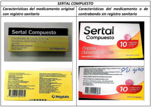 Alerta por presunta comercialización de medicamento SERTALⓇ COMPUESTO ...