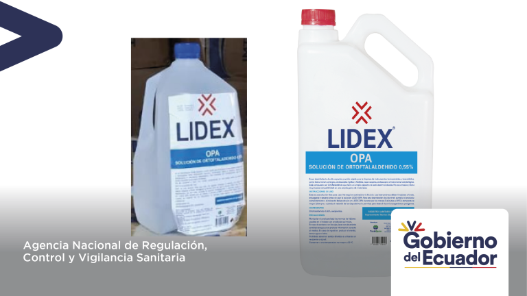 Alerta por falsificación del dispositivo médico LIDEX OPA Solución ...