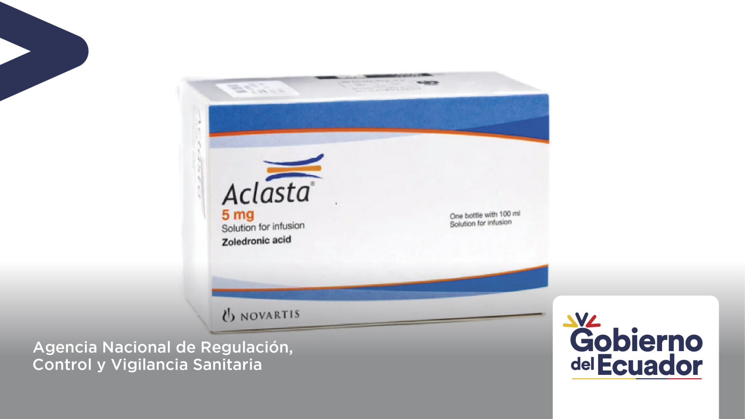 Alerta por comercialización del lote SWH51del producto ACLASTA® 5mg ...